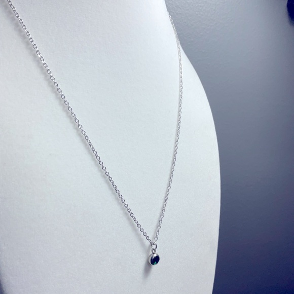 Jewelry | Genuine Crystal Birth Stone Pendant Necklace Gp 18 Chain ...